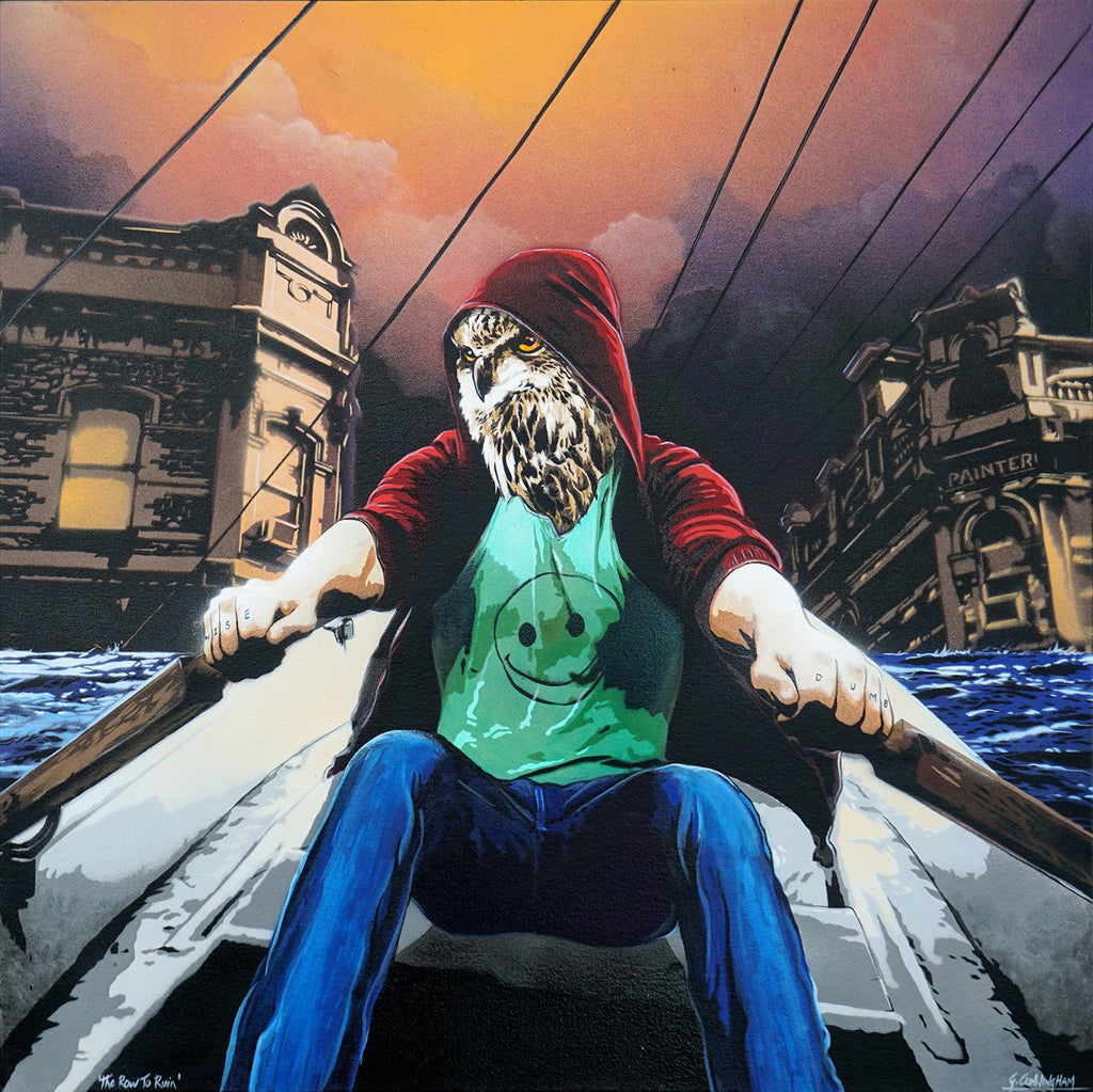 'The Row To Ruin' – Geoff Cunningham Art